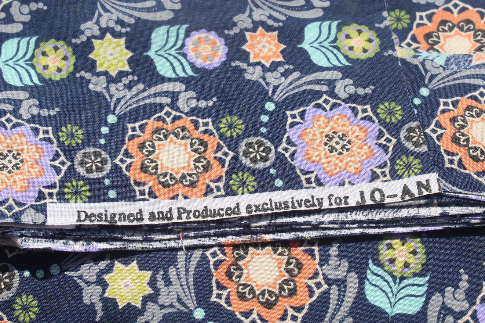 Scandinavian Swedish Style Floral Print Fabric by the Yard - Etsy