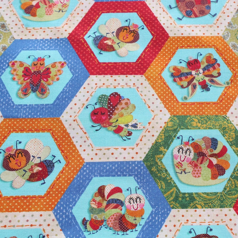 Bug Patchwork Pattern - Etsy