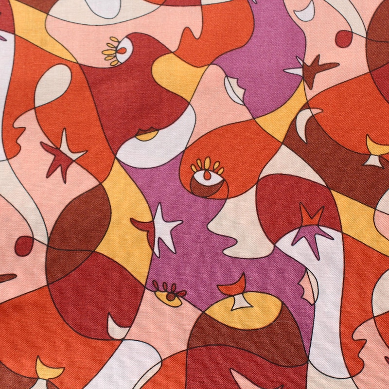 Picasso Fabric - Etsy