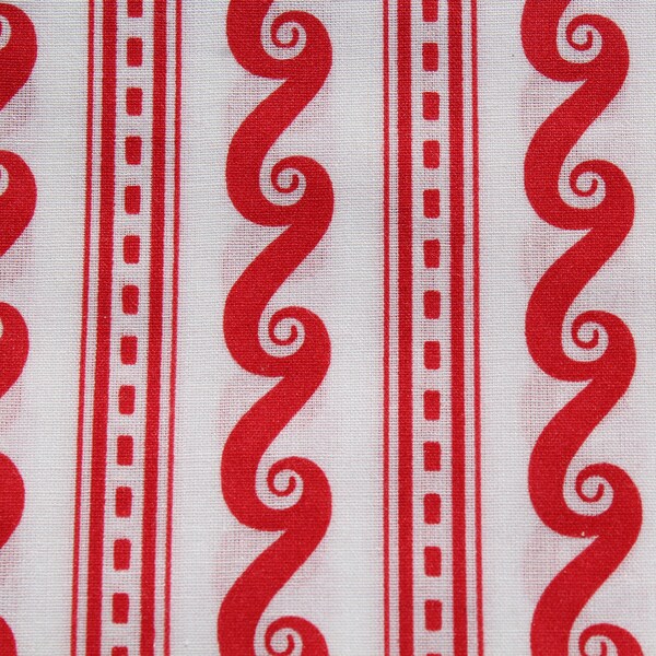 Red Swirl Fabric - Etsy