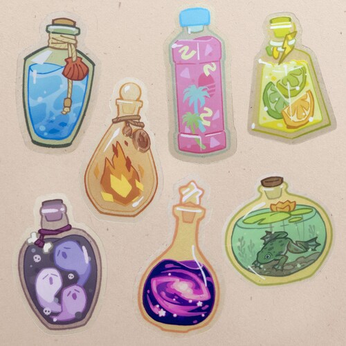 Magical Potion Stickers 13pcs - Etsy