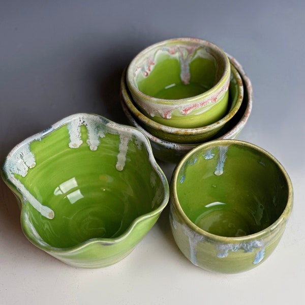 Green Ceramic Bowl - Etsy