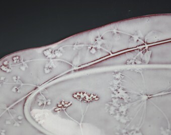 Elongated Ceramic White Organic Bowl - Etsy