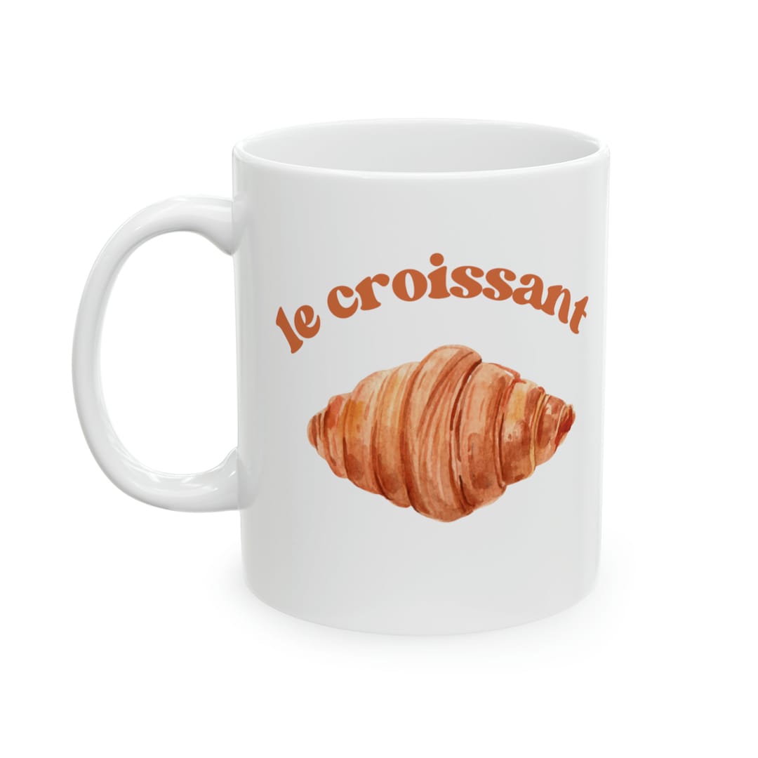 Croissant Coffee Mug, Croissant, French Gift, French, France, Paris - Etsy