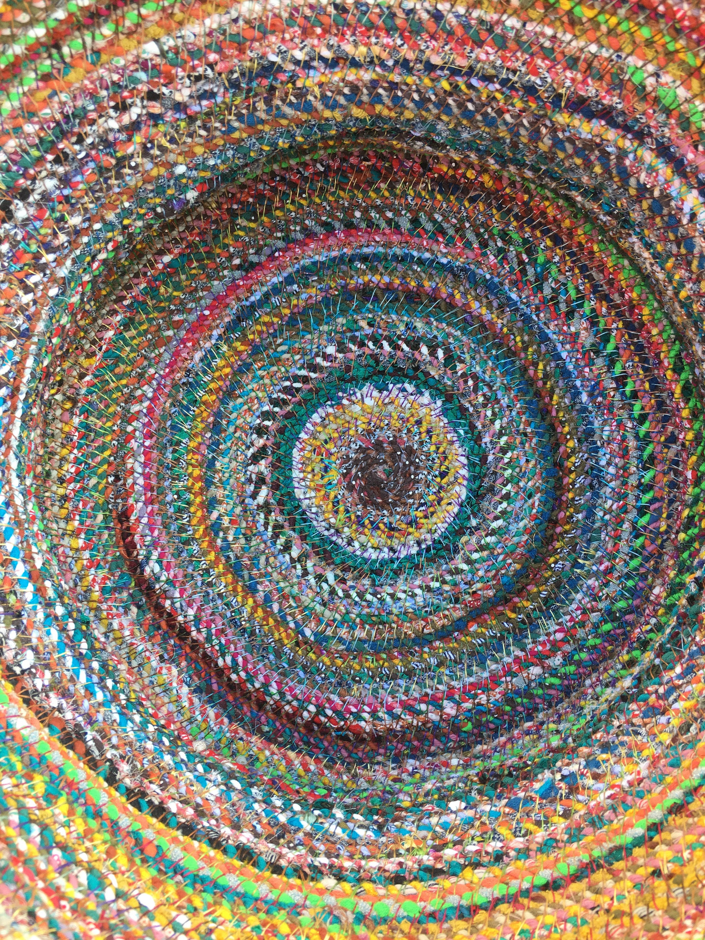 Upcycled Fabric Rag Rope, Scrap Fabric Twine, Fabric Cord, Repurposed ...