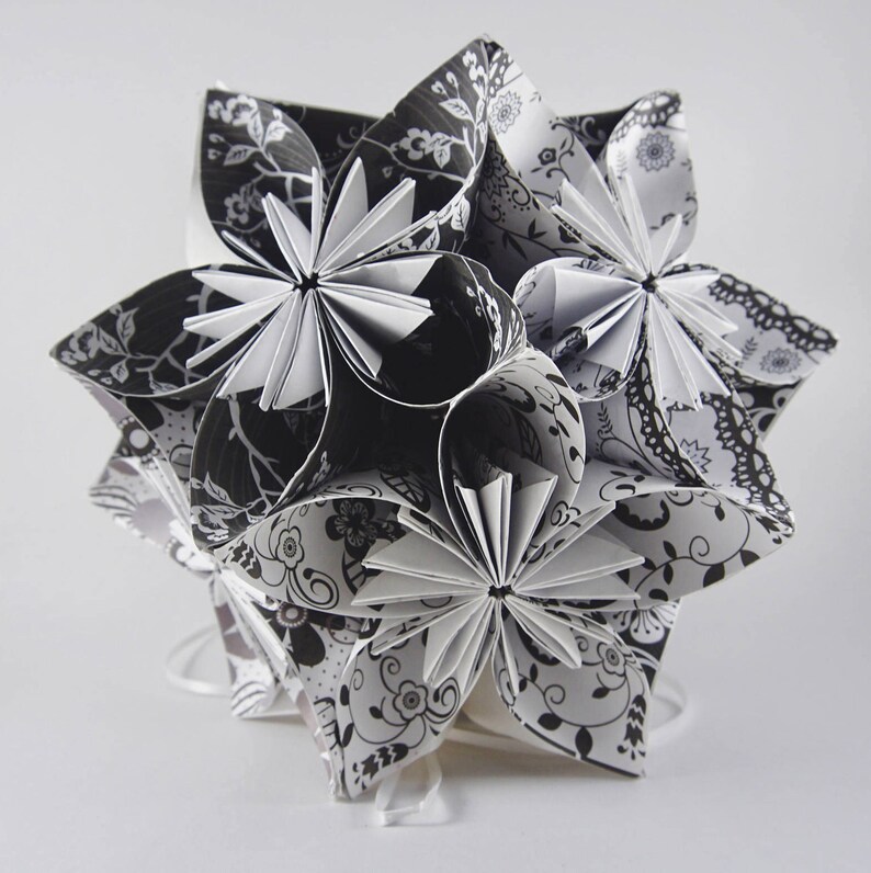 Origami Flower Ornament Origami Kusudama Ornament - Etsy