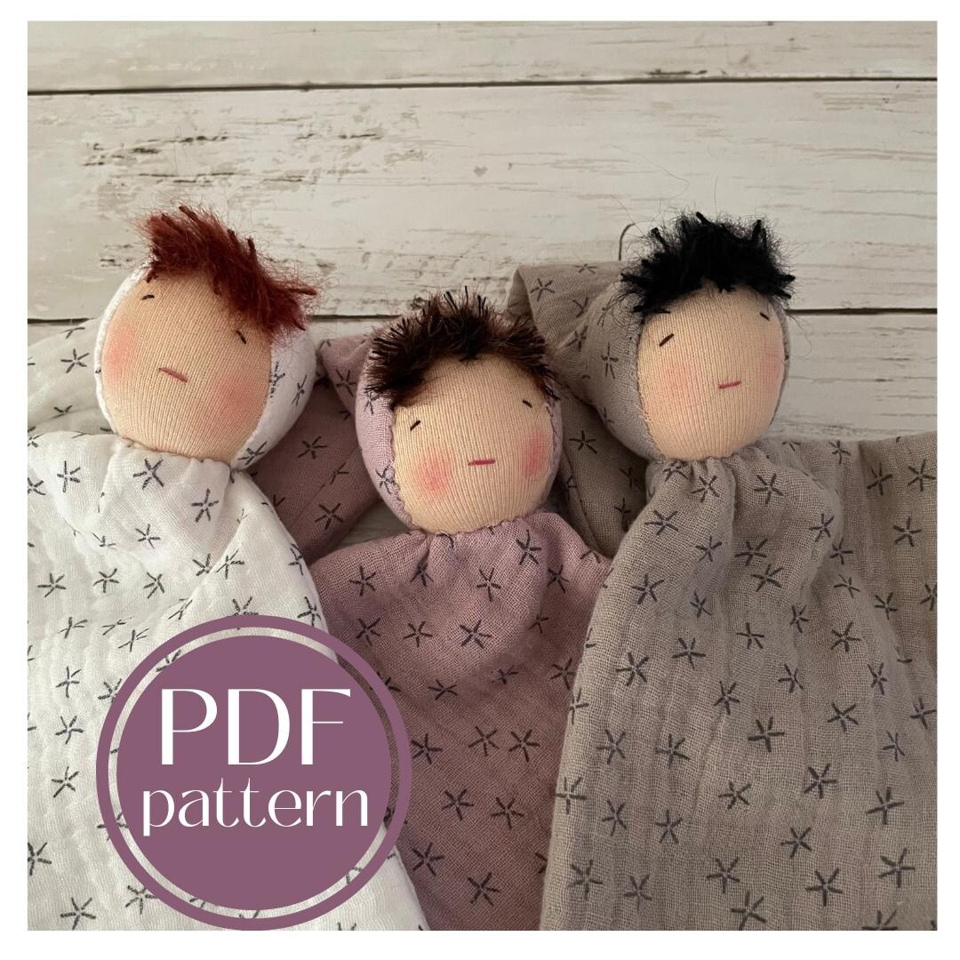 Waldorf Snuggle Doll Pattern | PDF Digital Dollmaking Tutorial ...
