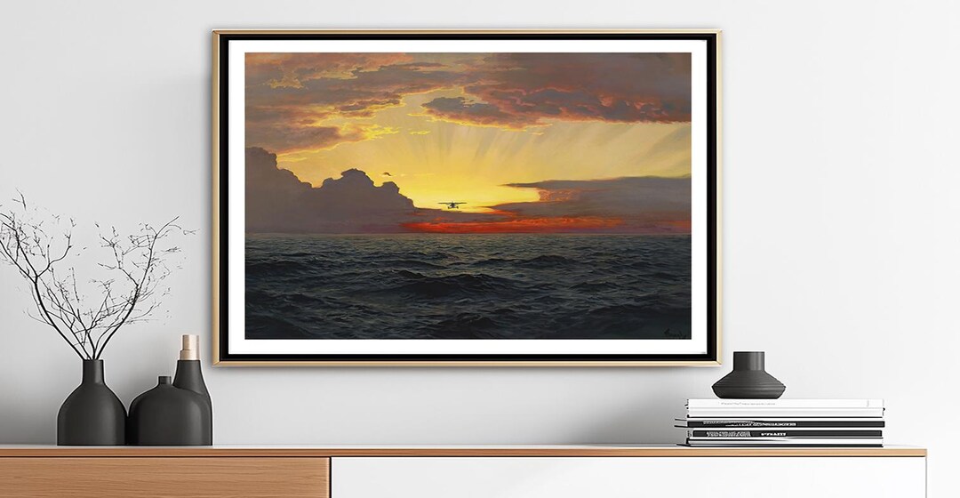 A Dawn Flight by Frederick Judd Waugh Fine Art Poster - Seascape ...