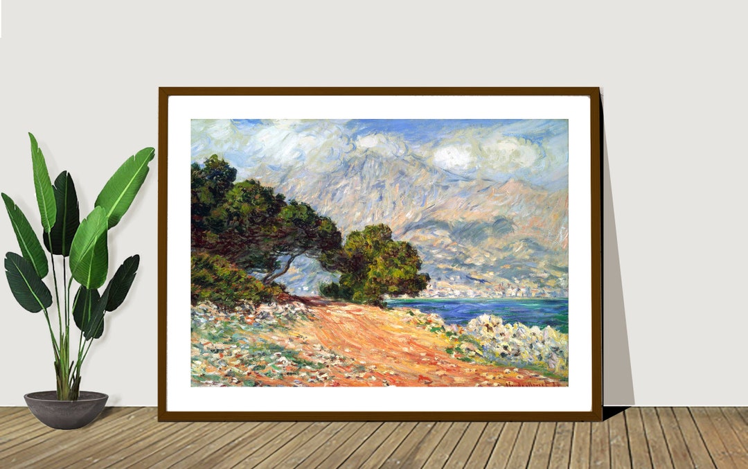 Cap Martin Near Menton by Claude Monet Fine Art Print - Etsy