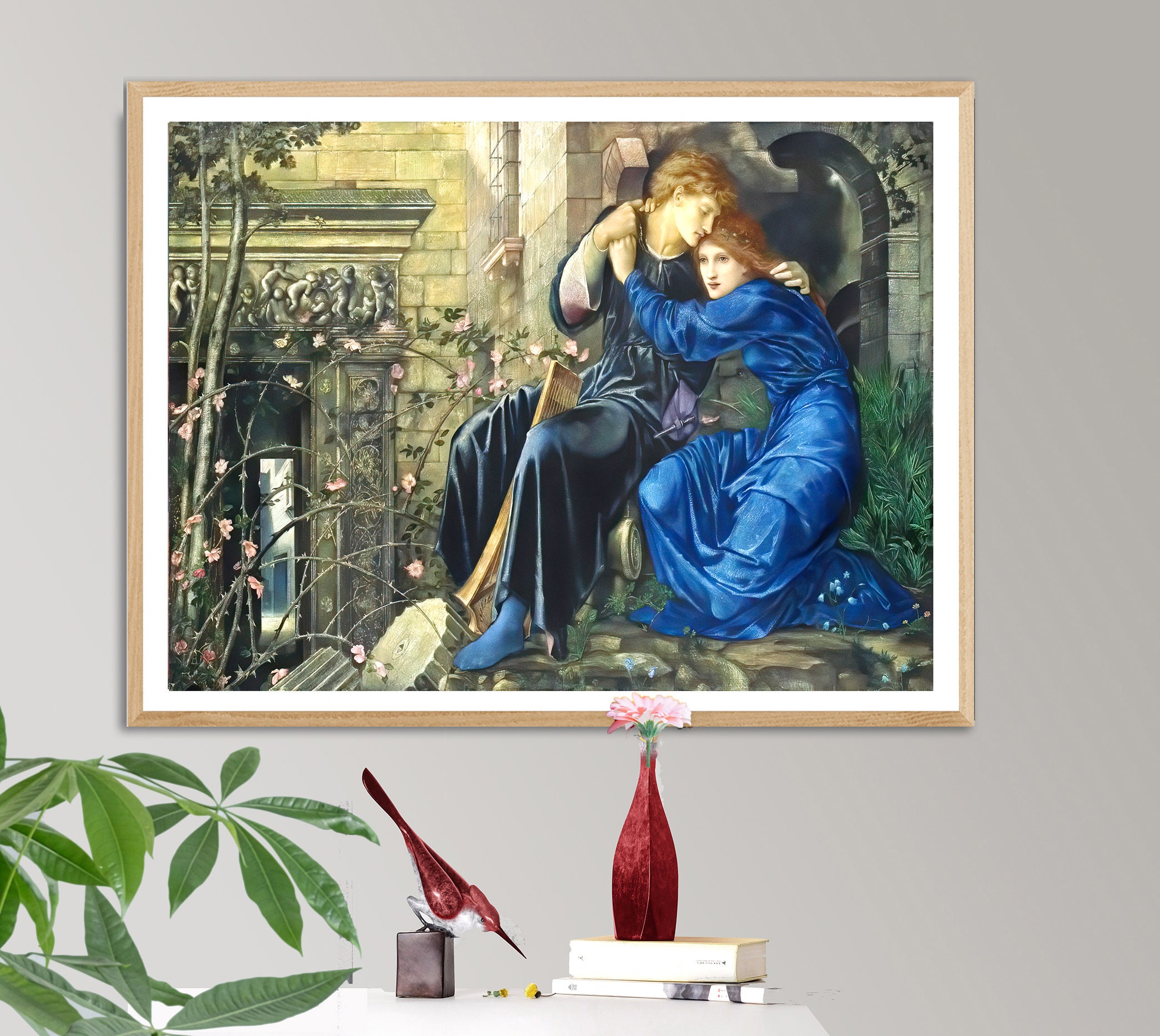 Love Among the Ruins by Edward Burne Jones Fine Art Print | Etsy