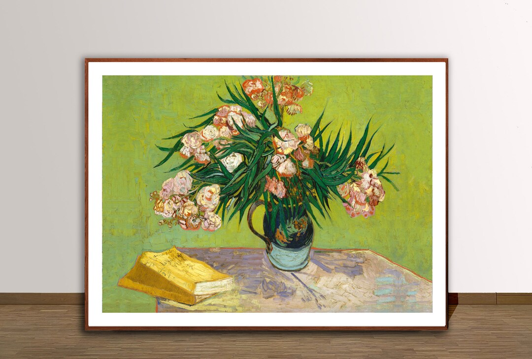 Oleanders by Vincent Van Gogh Fine Art Print - Poster Paper or Canvas ...