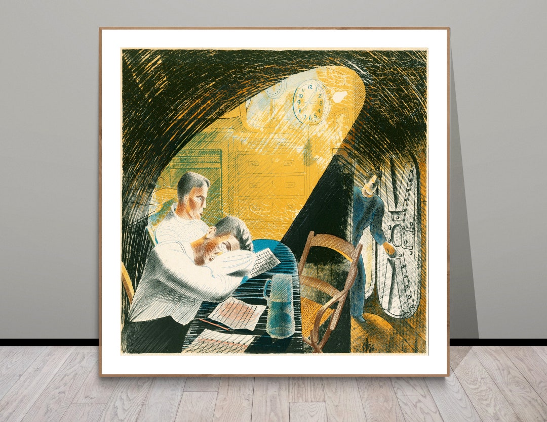 Eric Ravilious 'ward Room I' Print: Submarine Series Fine Art - Etsy