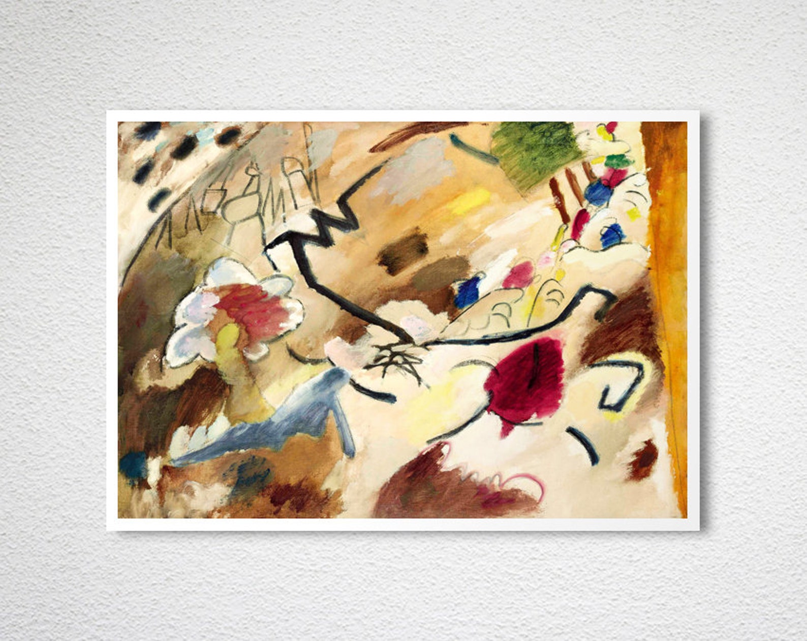 Study for Improvisation 20 by Wassily Kandinsky Fine Art Print - Etsy