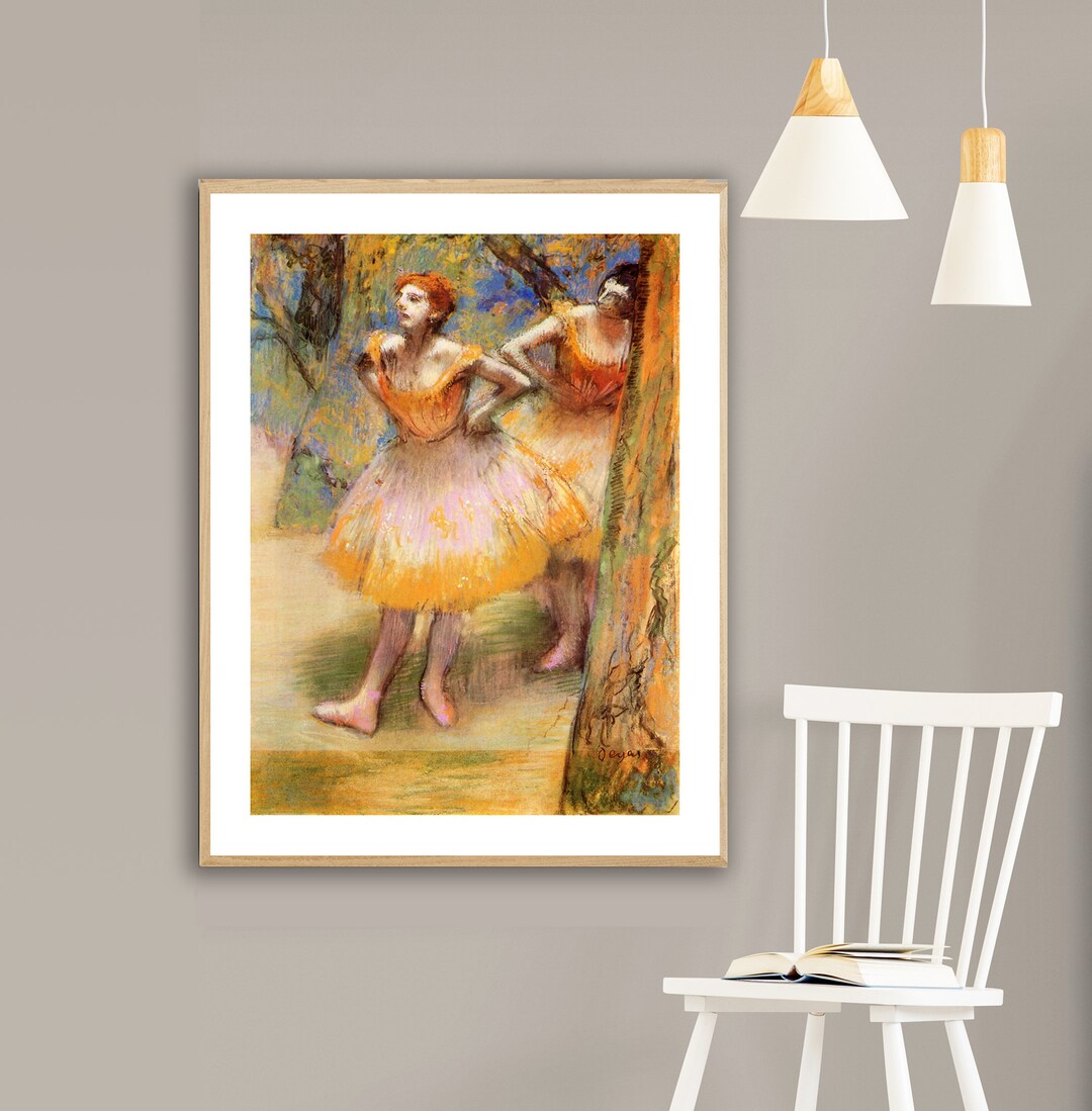 Two Dancers by Edgar Degas Fine Art Print - Poster Paper or Canvas ...