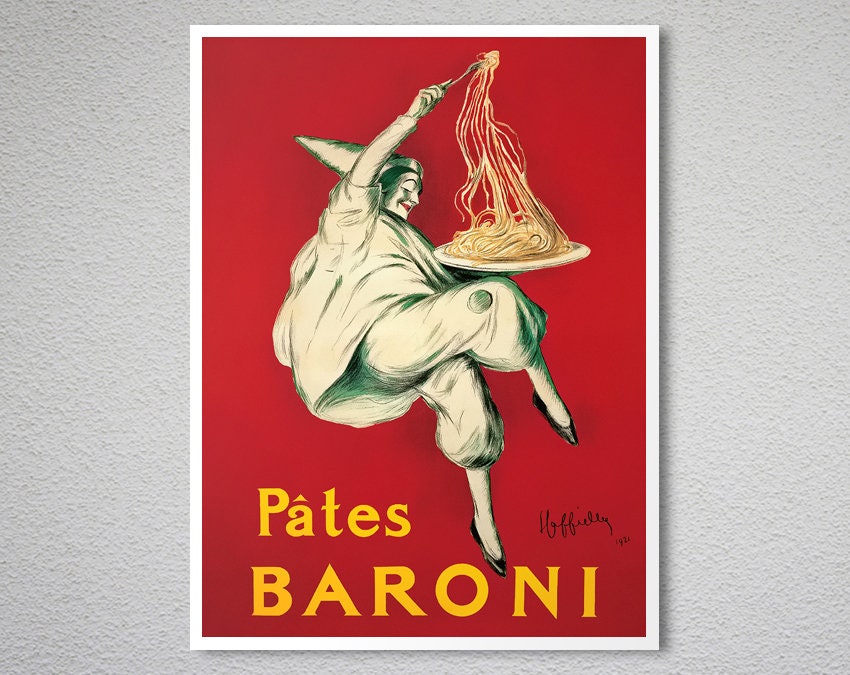 Pates Baroni Vintage Food&drink Poster by Leonetto Cappiello - Etsy