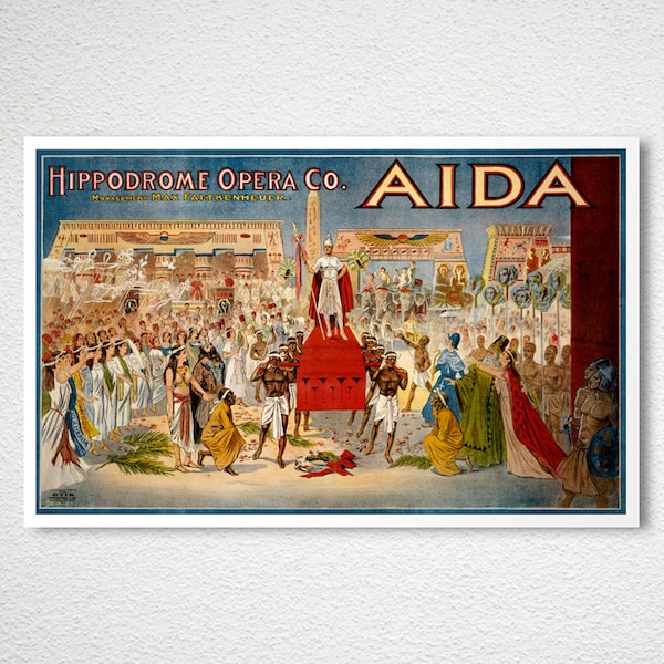 Aida Opera Poster - Etsy