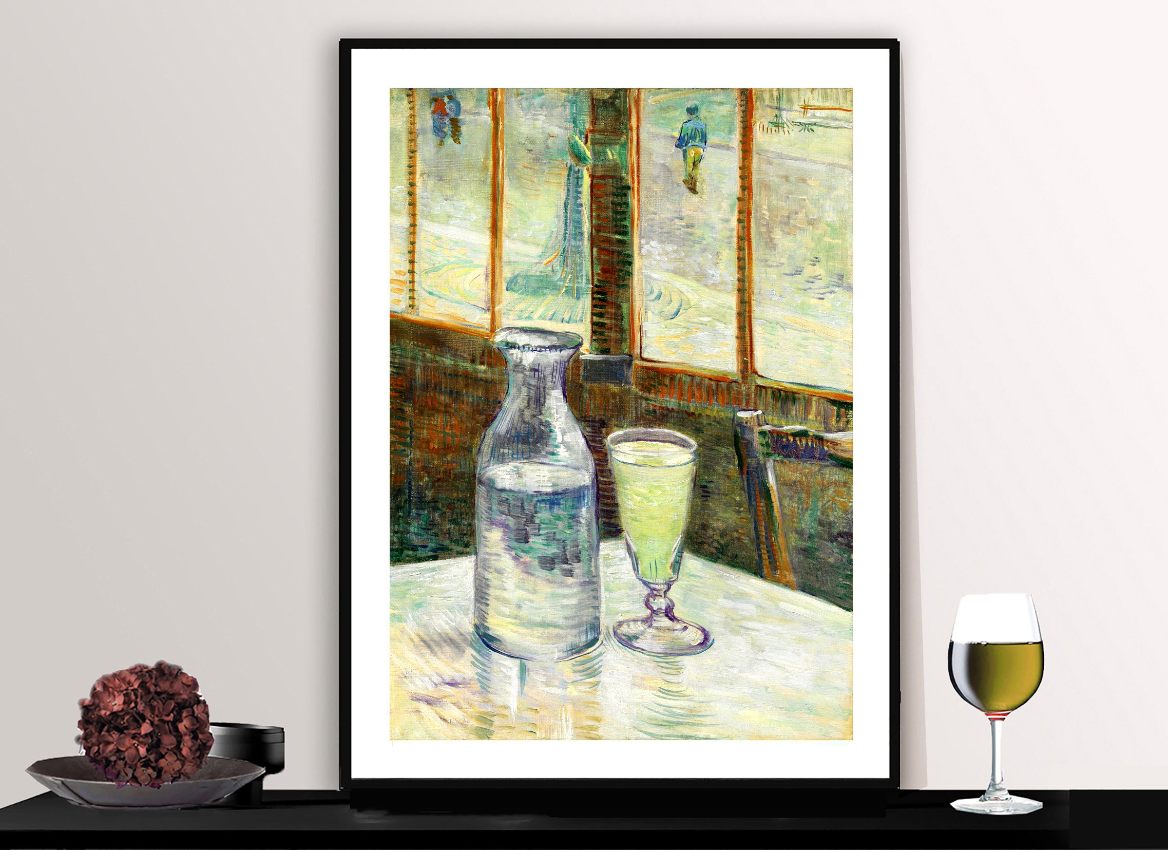 Absinthe Bottle With Van Gogh On It