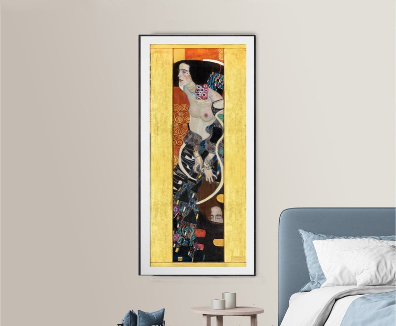 Judith II salome by Gustav Klimt Fine Art Poster Symbolist | Etsy