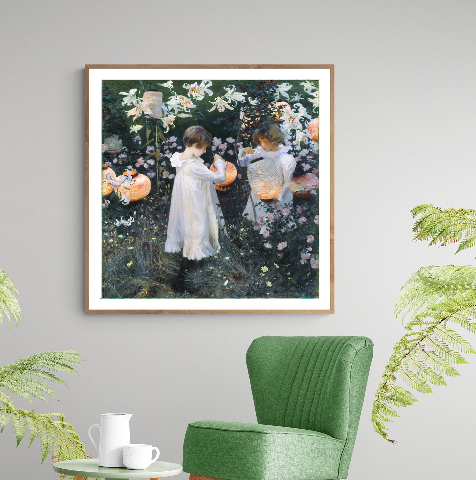 Carnation Lily Lily Rose by John Singer Sargent Fine Art | Etsy