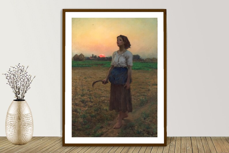The Song of the Lark by Jules Breton Fine Art Print Poster | Etsy