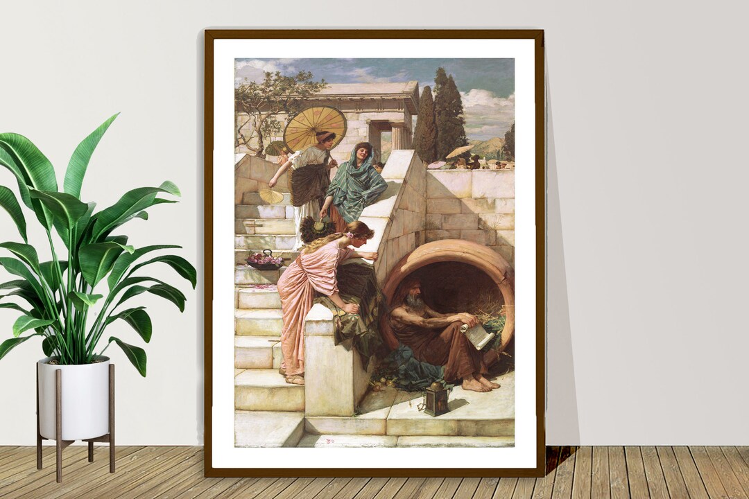 Diogenes by John William Waterhouse Fine Art Print Poster - Etsy