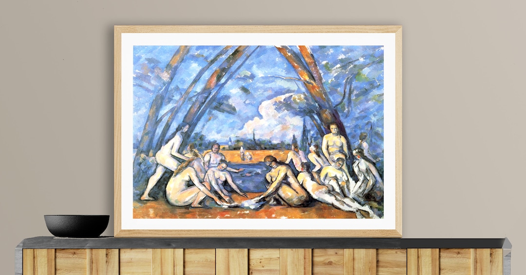 The Bathers by Paul Cezanne, Fine Art Print, Impressionist Poster ...