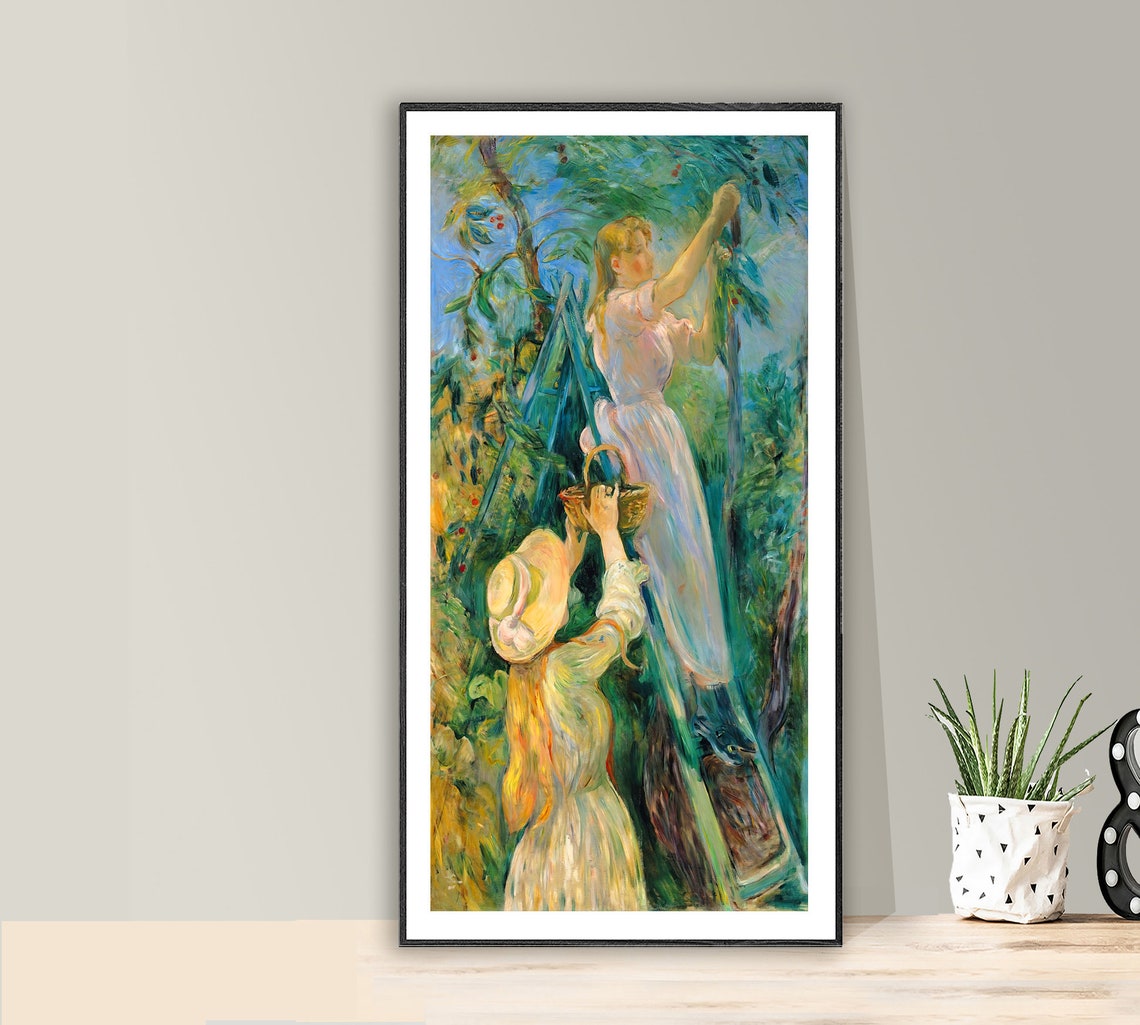 The Cherry Picker by Berthe Morisot Fine Art Print Poster - Etsy