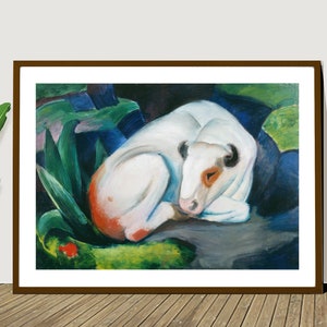 The White Bull by Franz Marc Fine Art Print Poster Paper or - Etsy