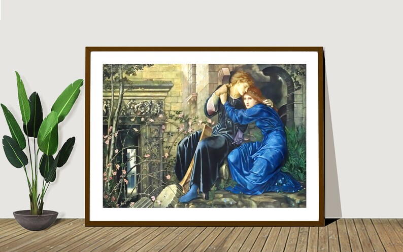 Love Among the Ruins by Edward Burne Jones Fine Art Print - Etsy