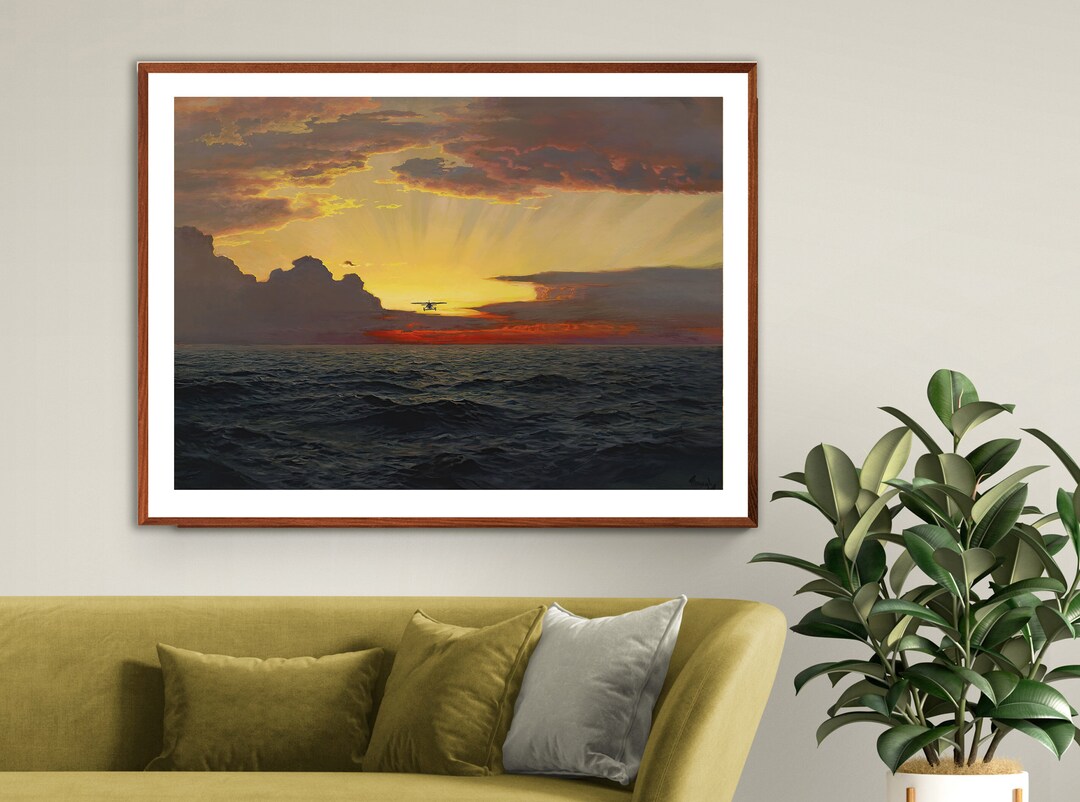 A Dawn Flight by Frederick Judd Waugh Fine Art Poster - Etsy