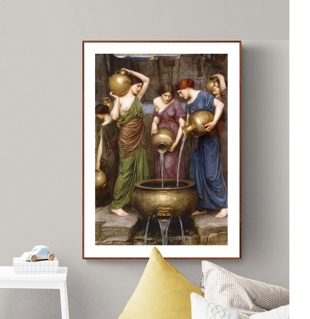 Danaides by Waterhouse: Fine Art Print, Classical Greek Mythology - Etsy