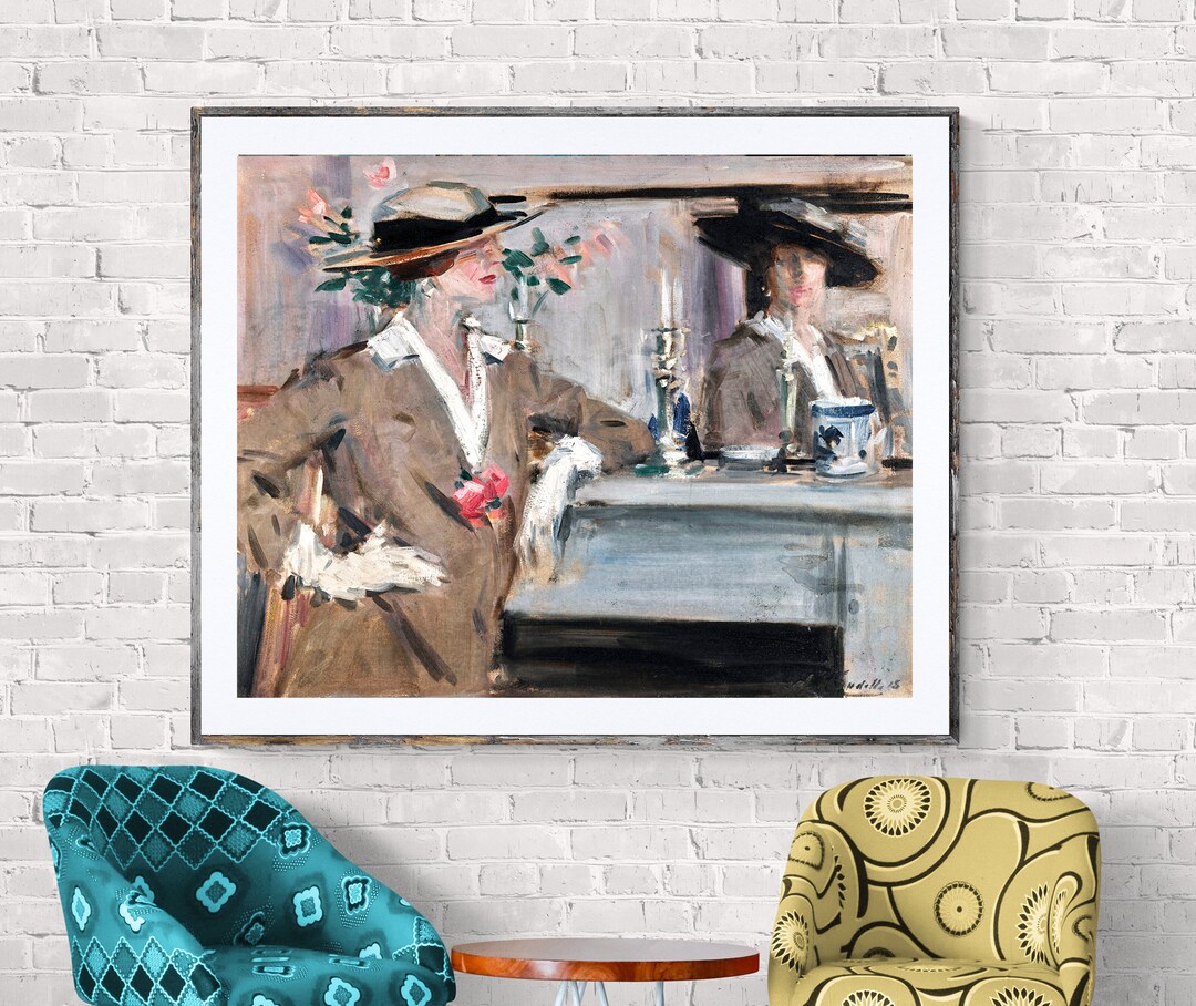 Francis Campbell Boileau Cadell Print: Elegant Women, Scottish Art - Etsy