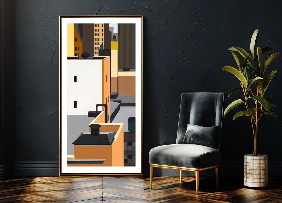 George Copeland Ault Print: Manhattan Mosaic Cityscape Art - Etsy