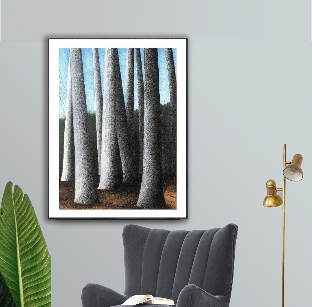 Leon Spilliaert Beech Tree Art Print: Forest Wall Decor - Etsy