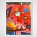 Heavy Red by Wassily Kandinsky Fine Art Print, Modern Artwork ...