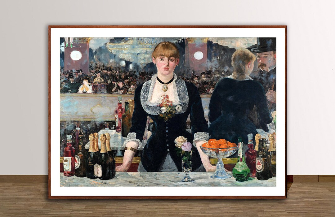 Manet's Bar at the Folies Bergere Print: Impressionist Bar Decor - Etsy UK
