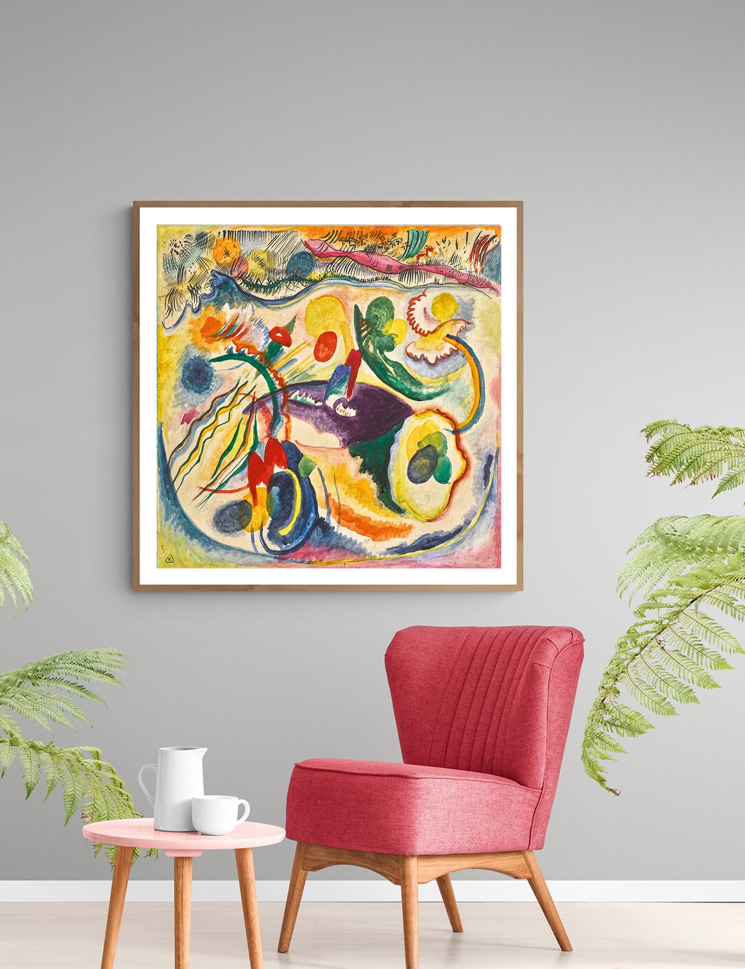 Kandinsky Last Judgement Print: Modern Abstract Expressionist Wall Art ...