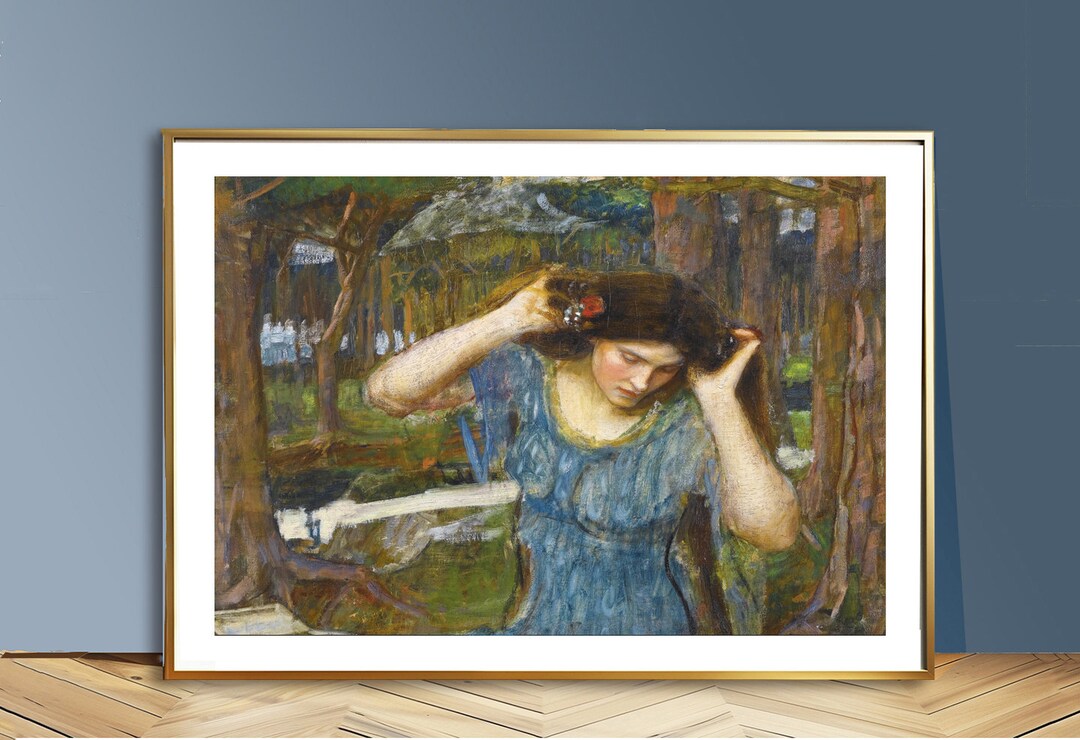 John William Godward Lamia Fine Art Poster: Neo-classic Forest Print - Etsy