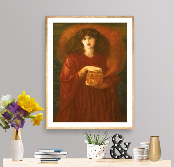Pandora by Dante Gabriel Rossetti Fine Art Print Poster | Etsy