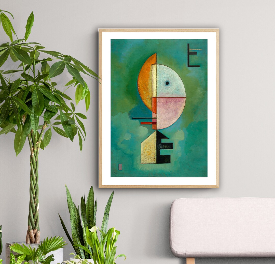 Upward by Wassily Kandinsky Fine Art Print - Poster Paper or Canvas ...