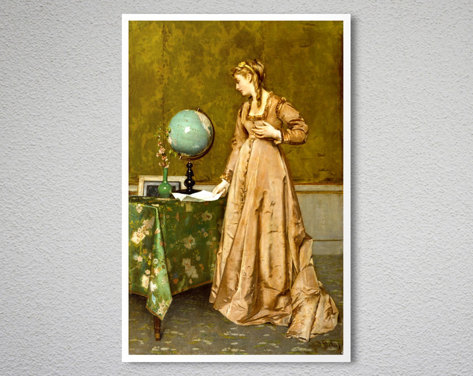 News from Afar by Alfred Stevens Fine Art Print Figurative | Etsy
