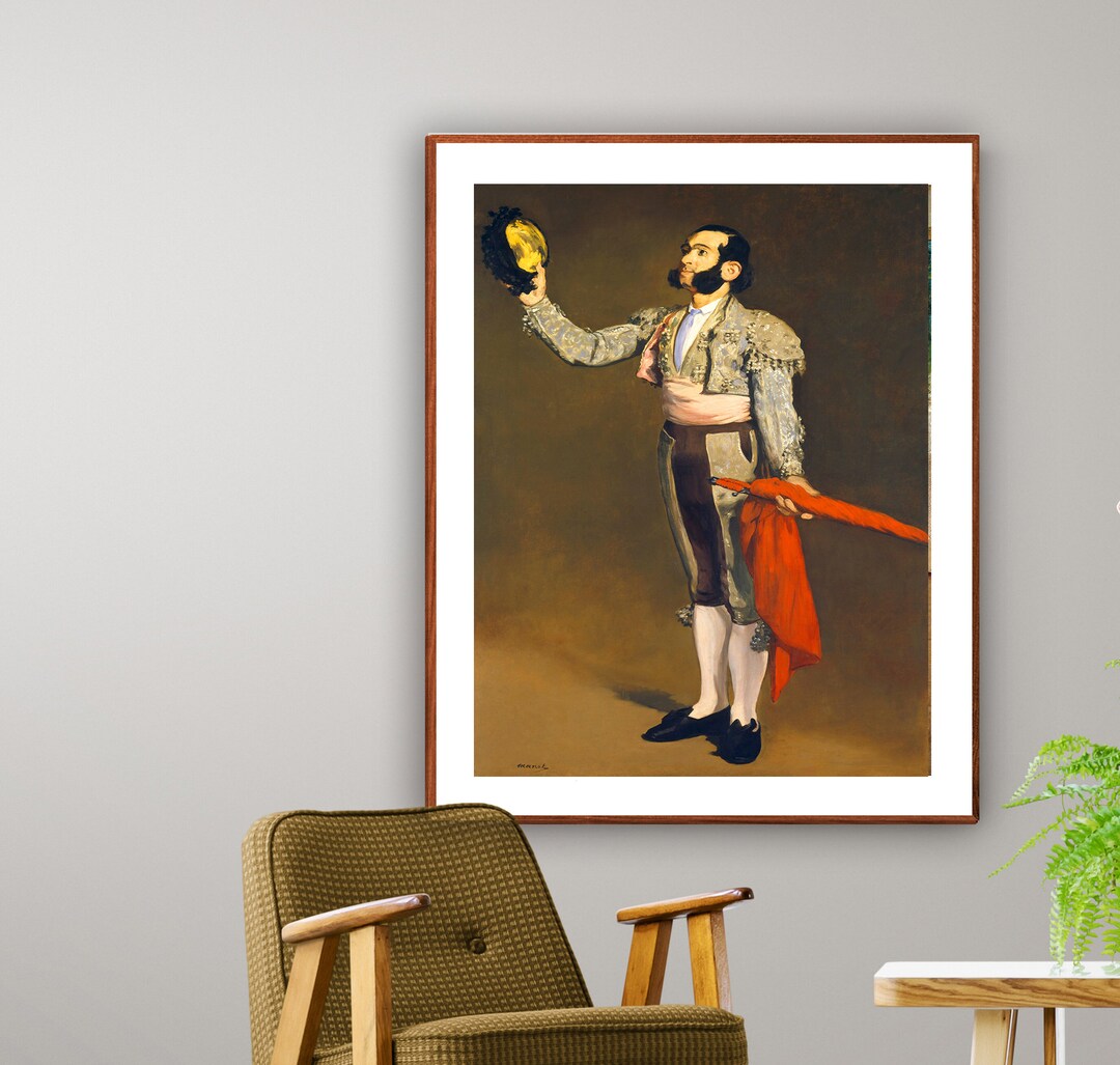 Edouard Manet Matador Print: Spanish Bullfighter Art, Bar Décor - Etsy
