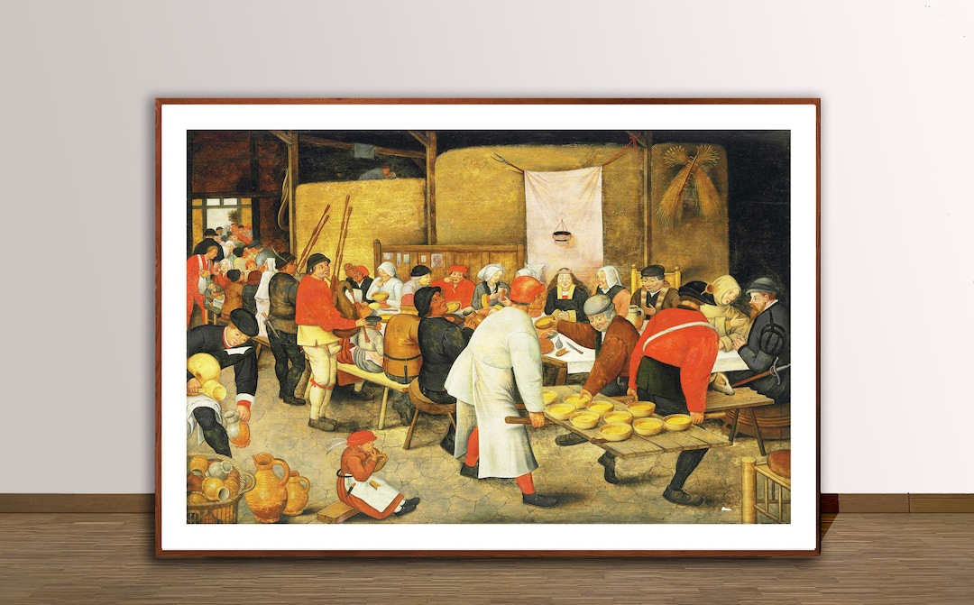 The Wedding Supper by Pieter Brueghel the Younger Fine Art Print ...