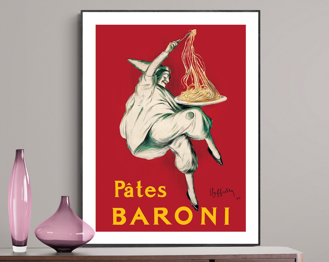 Pates Baroni Vintage Food&drink Poster by Leonetto Cappiello - Etsy