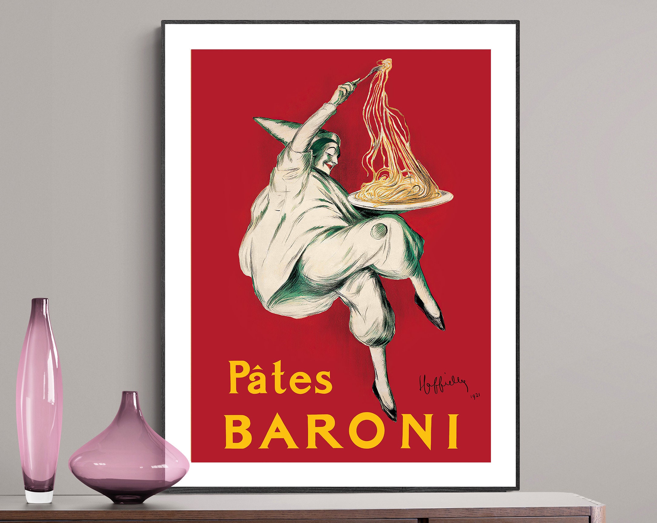 Pates Baroni Vintage Food&drink Poster by Leonetto Cappiello - Etsy