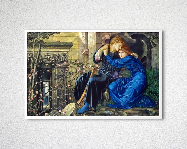 Love Among the Ruins by Edward Burne Jones Fine Art Print - Etsy