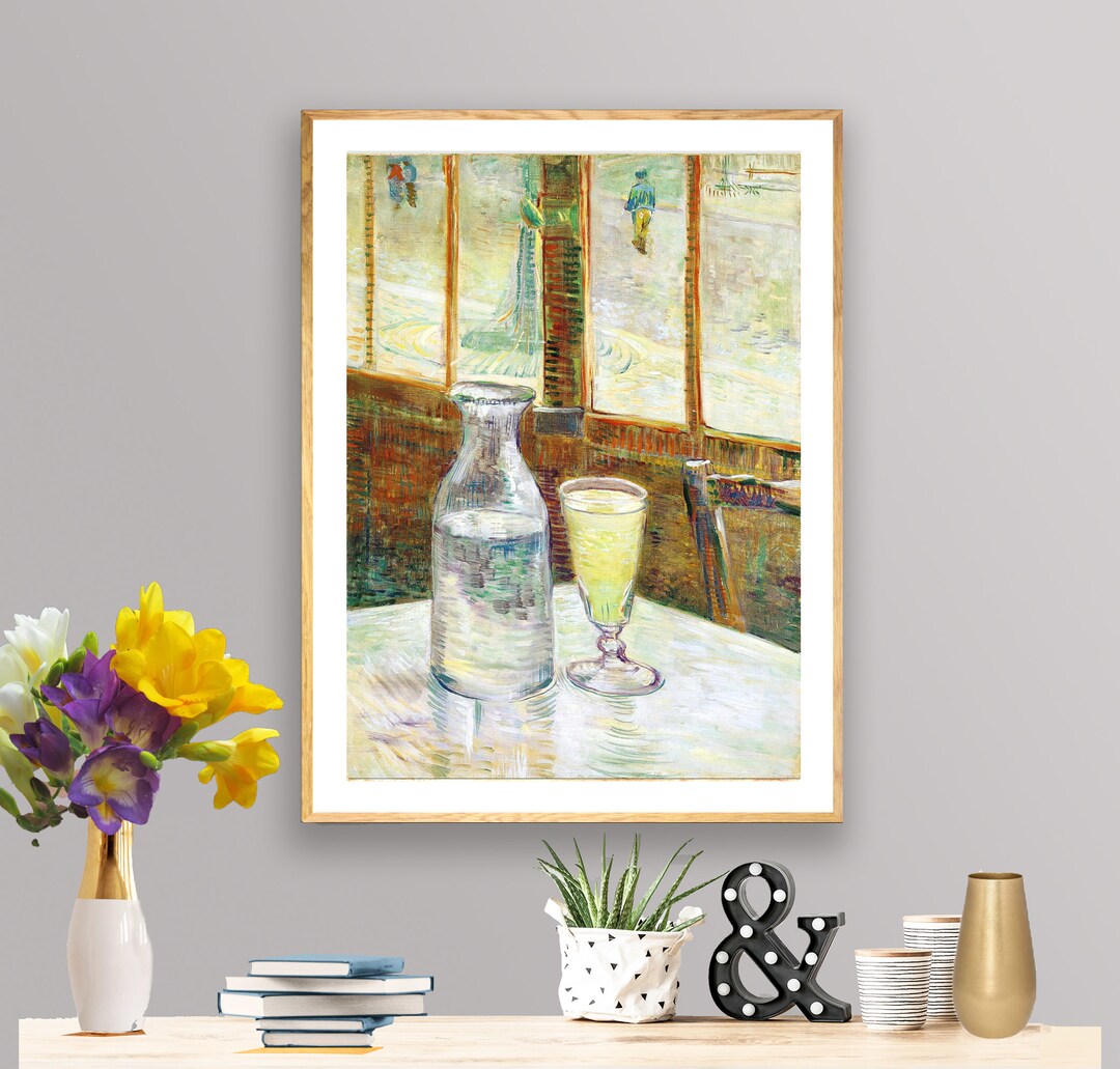 Cafe Table With Absinthe by Vincent Van Gogh Fine Art Print - Etsy