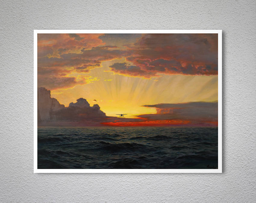 A Dawn Flight by Frederick Judd Waugh Fine Art Poster | Etsy