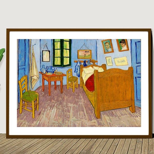 Van Gogh Bedroom Print - Etsy