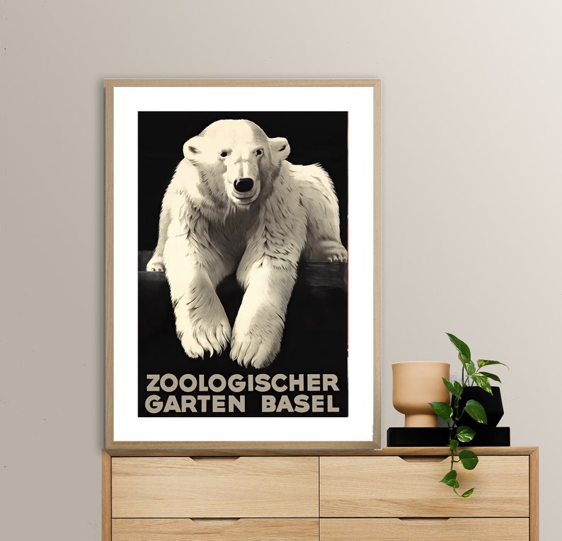 Zoologischer Garten Basel Vintage Poster Art Print Poster - Etsy